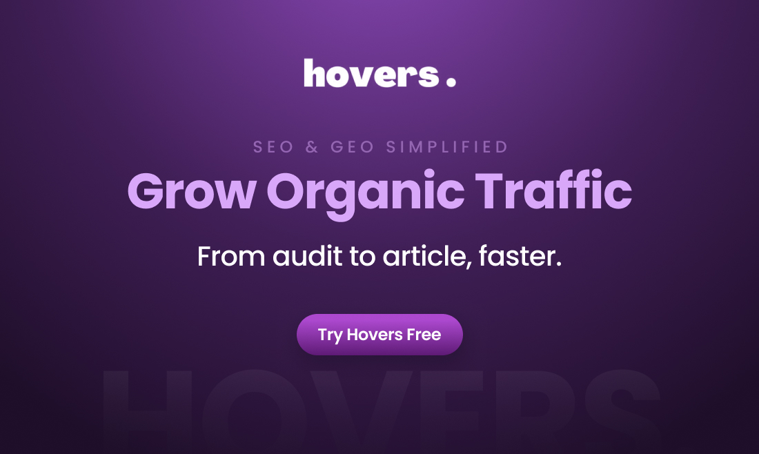 One Click 30-Day Blog Content Plan Generator | Hovers